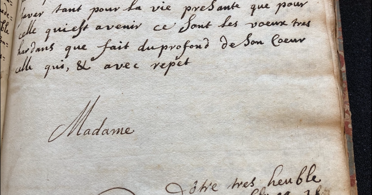 Blanche Gamond: the 1689 manuscript of a young woman’s story | Faculty ...